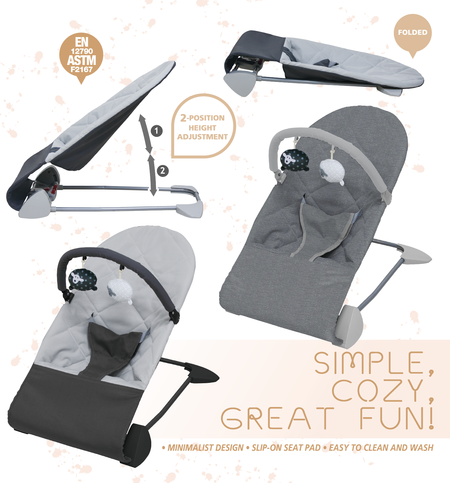 Baby Bouncer/BG-30-JIN SUN GEE PLASTICS CO., LTD. (Babygee)